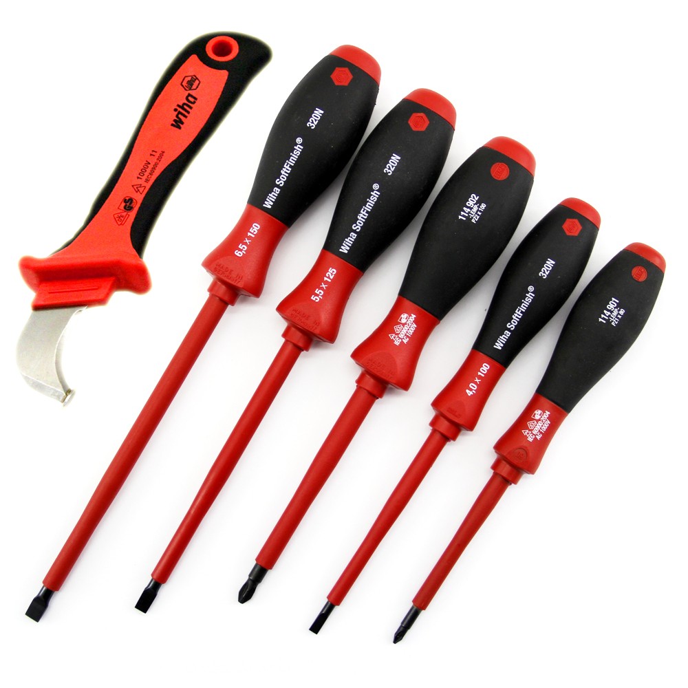 Schraubenzieher Set Schraubendreher Kreutz/ Schlitz PZ 1000V AC VDE ...